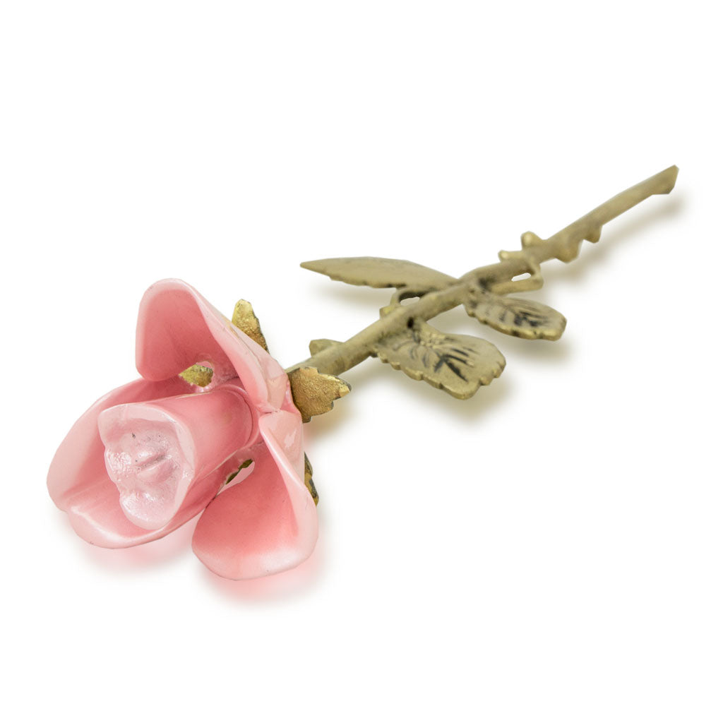 Pink Rose Stem Cremation Keepsake – North American Urns and Memorials