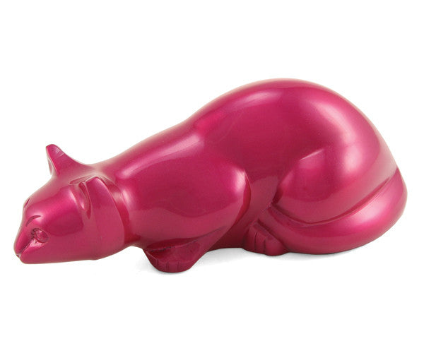 Magenta Pouncing Cat Cremation Urn – North American Urns and Memorials